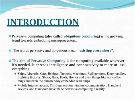 Pervasive Computingpptx