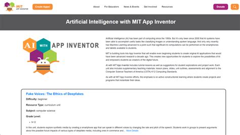 mit app inventor ai 教學資源 app inventor tw