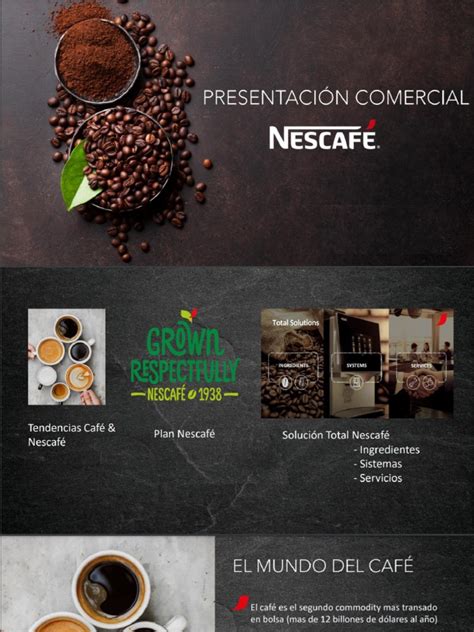 Presentación Nescafé 2022 Pdf Pdf Café Cafeína