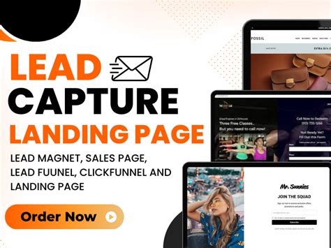 Lead Capture Page Elementor Lead Capture Lead Magnet One Page