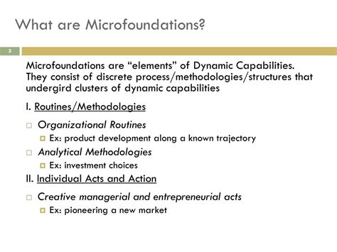 Ppt Dynamic Capabilities And Their Microfoundations Implications