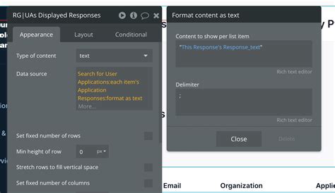 how to format a field s list of items as text need help bubble forum