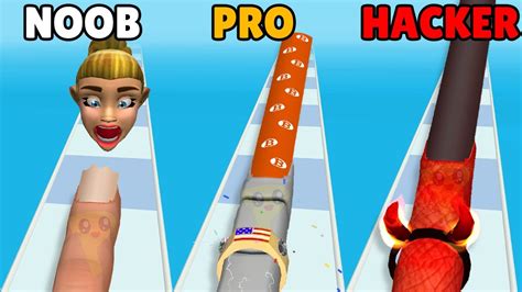 NOOB Vs PRO Vs HACKER In Nail Stack YouTube