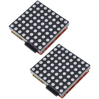 Pcs LED Full Color Dot Matrix RGB LED Display Screen Board Dot Matrix Module For