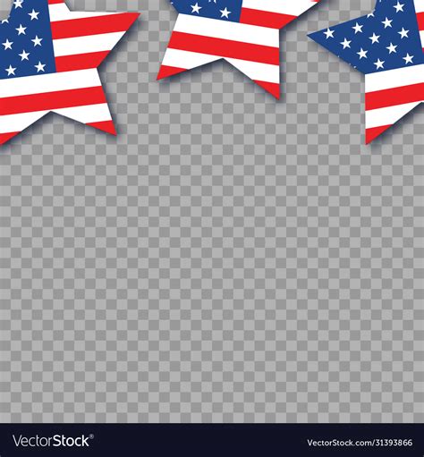 Usa Independence Day Background Royalty Free Vector Image