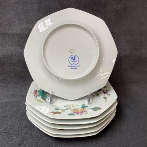 Limoges Raynaud Ceralene Nymphea Octagon Bread And Butter Plate 6 1 4
