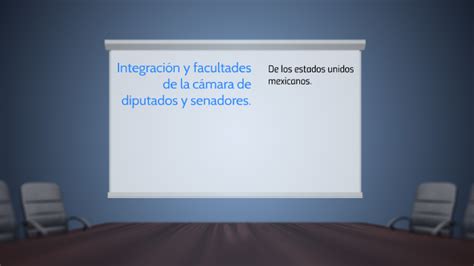 Integración Y Facultades De La Cámara De Diputados Y Senador By Ceci