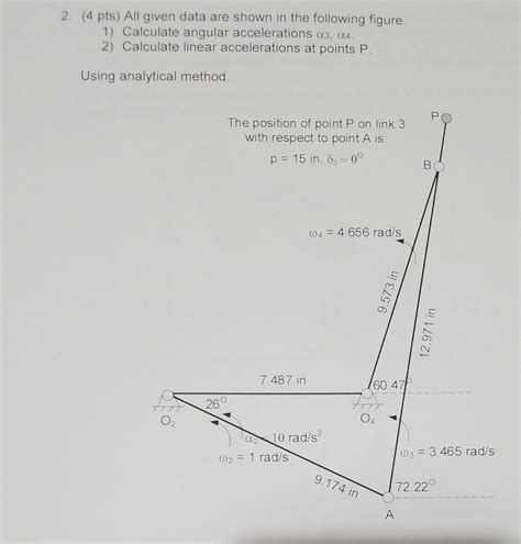 Solved Pts All Given Data Are Shown In The Following Chegg