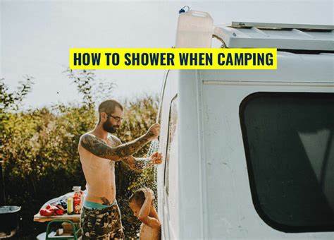 How To Shower When Camping Outdoorrule