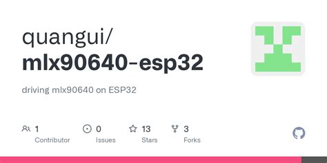 Github Quanguimlx90640 Esp32 Driving Mlx90640 On Esp32