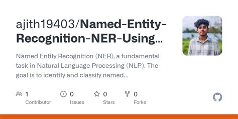 Named Entity Recognition Ner Using Nlpnamedentityrecognition Nlpipynb At Main · Ajith19403