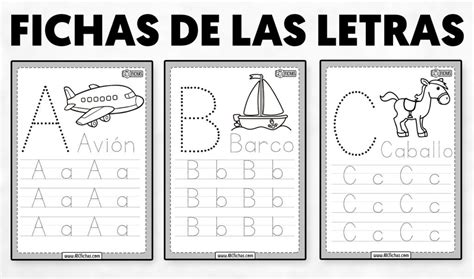 Fichas De Las Letras Abc Fichas Riset