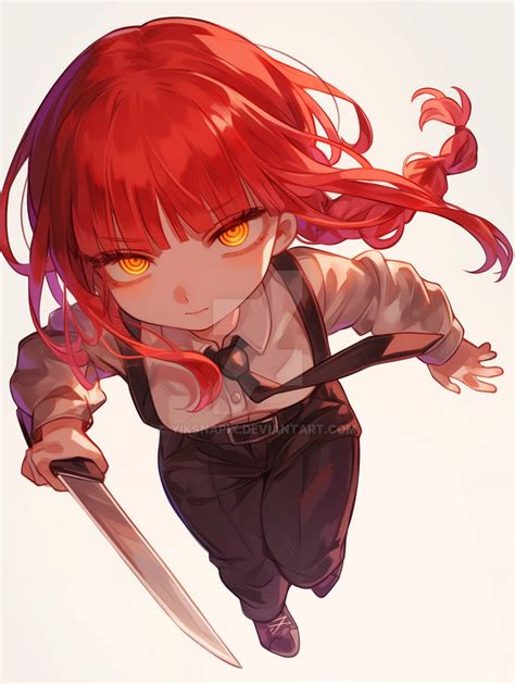 Chibi Makima By Yiksnapix On Deviantart