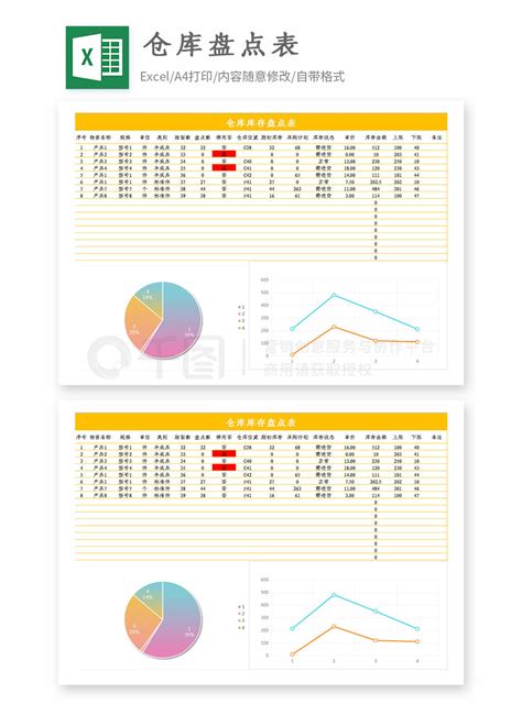 Excelexcel模板 仓库库存盘点表excel模板 模板免费下载 Xlsx格式 编号35577005 千图网