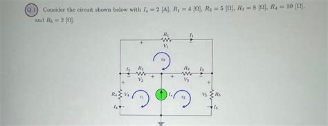 Solved Use Cramers Rule To Determine The Mesh Currents And Chegg