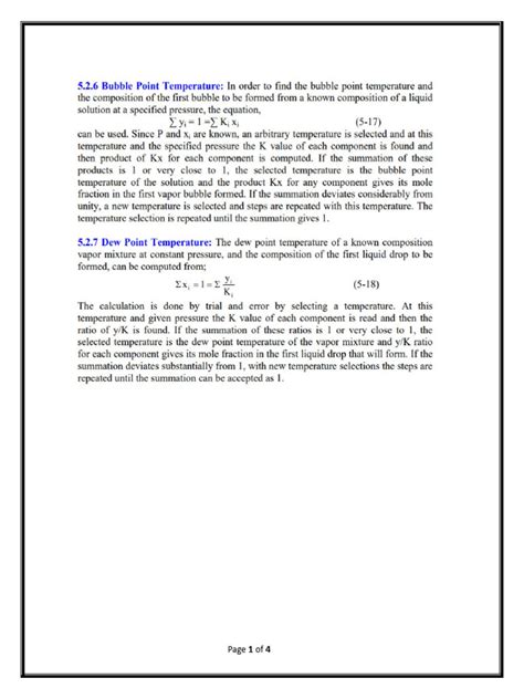 extra examples bubble and dew point calc pdf