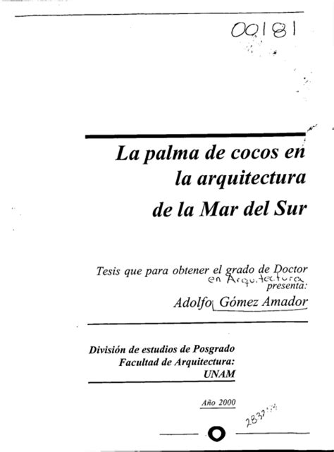 Repositorio De La Facultad De Arquitectura Tesis