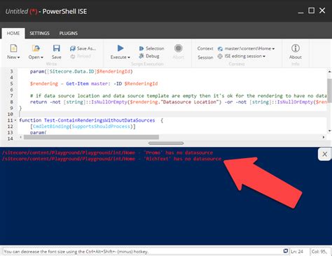 Powershell Extensions How To Get List Of All The Renderings That Has Been Configured To Use