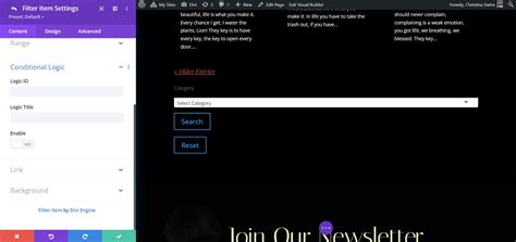 Divi Plugin Highlight Divi Ajax Filter Ask The Egghead Inc