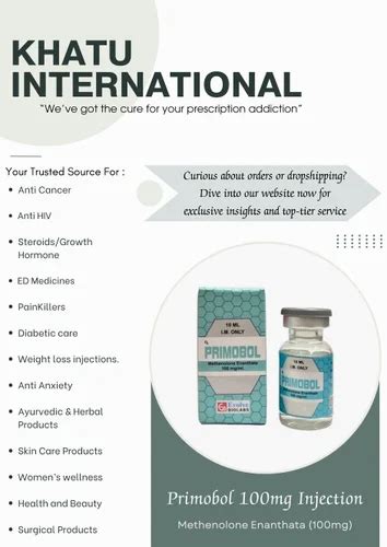 Primobolon 100 Mg Inj 10ml 10 Ml Vial At ₹ 3501box In Nagpur Id 2854398869855