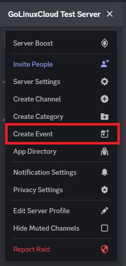 How To Create An Event On Discord Solved Golinuxcloud