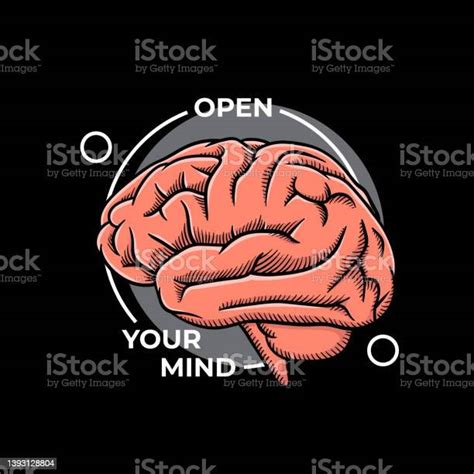 두뇌 벡터 만화 일러스트 셔츠 디자인으로 마음을 엽니 다 건강관리와 의술에 대한 스톡 벡터 아트 및 기타 이미지 건강관리와 의술 과학 교육 Istock