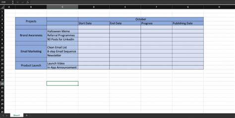 How To Create A Project Roadmap In Excel