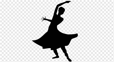 Indian Classical Dance Black And White Clipart