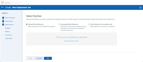 Creating Patch Job For Mac Assets