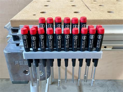 Wiha Precision Screwdriver Set Holder For Festool Mft 3 Table Etsy