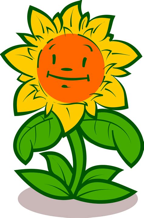Clipart Cartoon Flower Cute