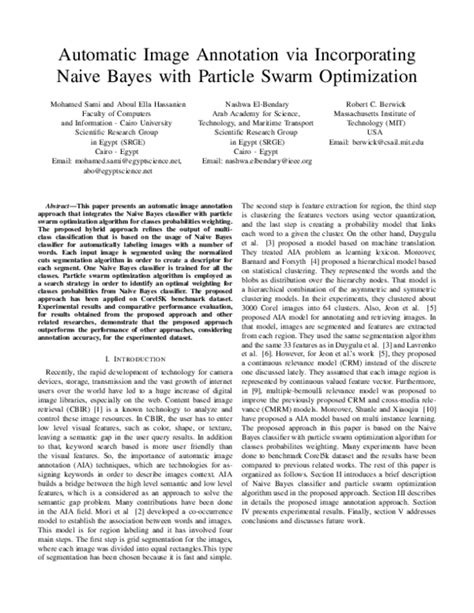 Pdf Automatic Image Annotation Via Incorporating Naive Bayes With