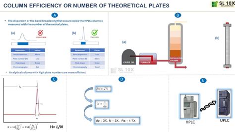Column Efficiency Or Number Of Theoretical Plates Sl10x