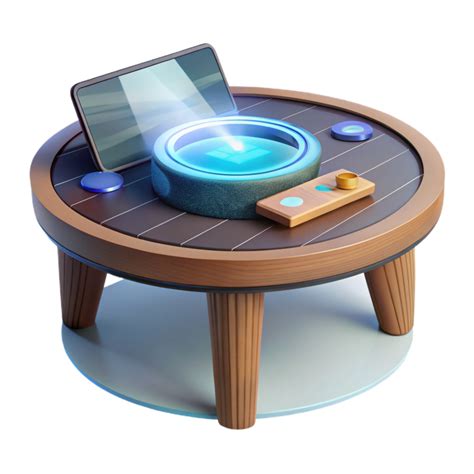 Wonderful Artistic Interactive Smart Table Digital Display Controls