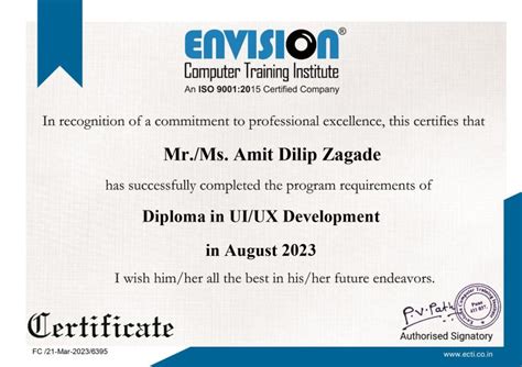 Amit Zagade On Linkedin Im Happy To Share That I Have Completed