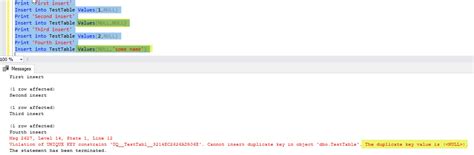 Unique Constraints In Sql Server Sqlzealots