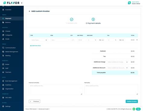 How To Create A Custom Invoice Flavor