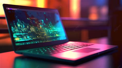 Illustration Of A Web Developer Programming On Laptop Screen With