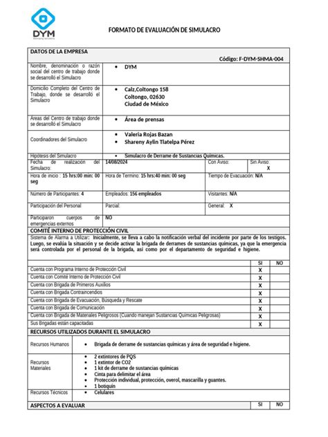 Sustancias Quimicas Pdf Simulación