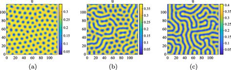 Pattern Structures Of Prey Population With Different Parameters E