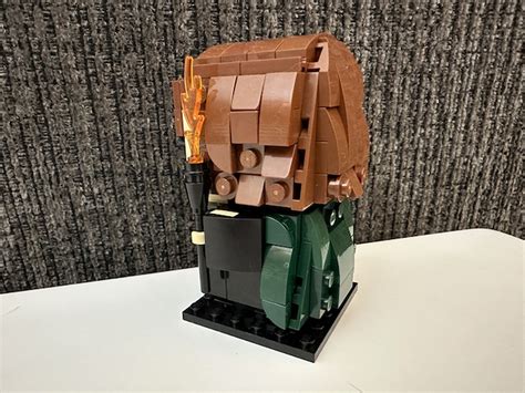 Lego Moc Strider Aragorn Brickheadz By We Build With Bricks Rebrickable Build With Lego