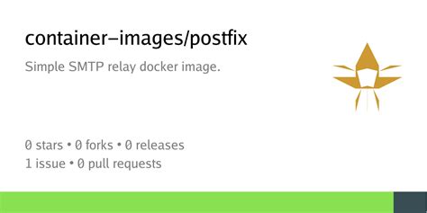 container images postfix simple smtp relay docker image forgejo
