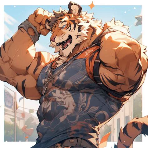 Majestic Furry Tigers Natures Icon Of Power And Beauty