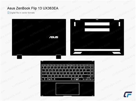 Asus Zenbook Flip Ux Ea Cut File Template Cutfilelabs