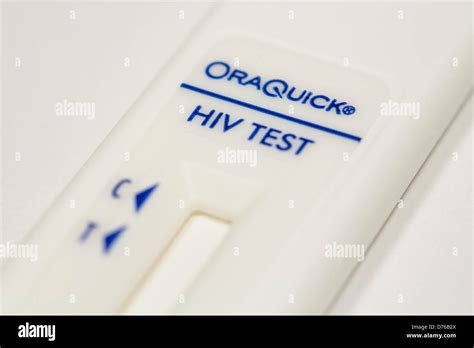 An Oraquick In Home HIV Testing Kit Stock Photo Alamy