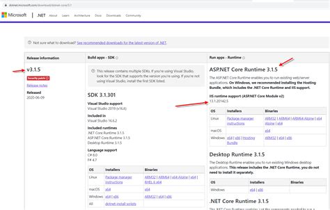 update core 3 1 5 on my server windows server 2012 r2 stack overflow