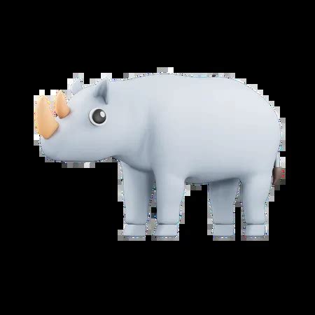 Rhinoceros 3d Illustrations Free Download In Png Gltf