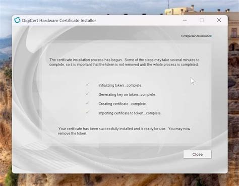 Setup And Initialise Verokey Digicert Code Signing Etoken