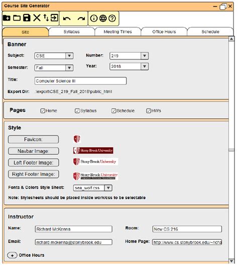 GitHub LinPsPs CourseSiteGenerator The Course Site Generator Application Intends To Automate