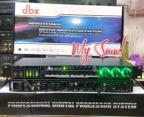 Dbx Dsp 300 Microphone Audio Vocal Effects Dsp Reverb Digital Effect Bluetooth Usb Anti Howling